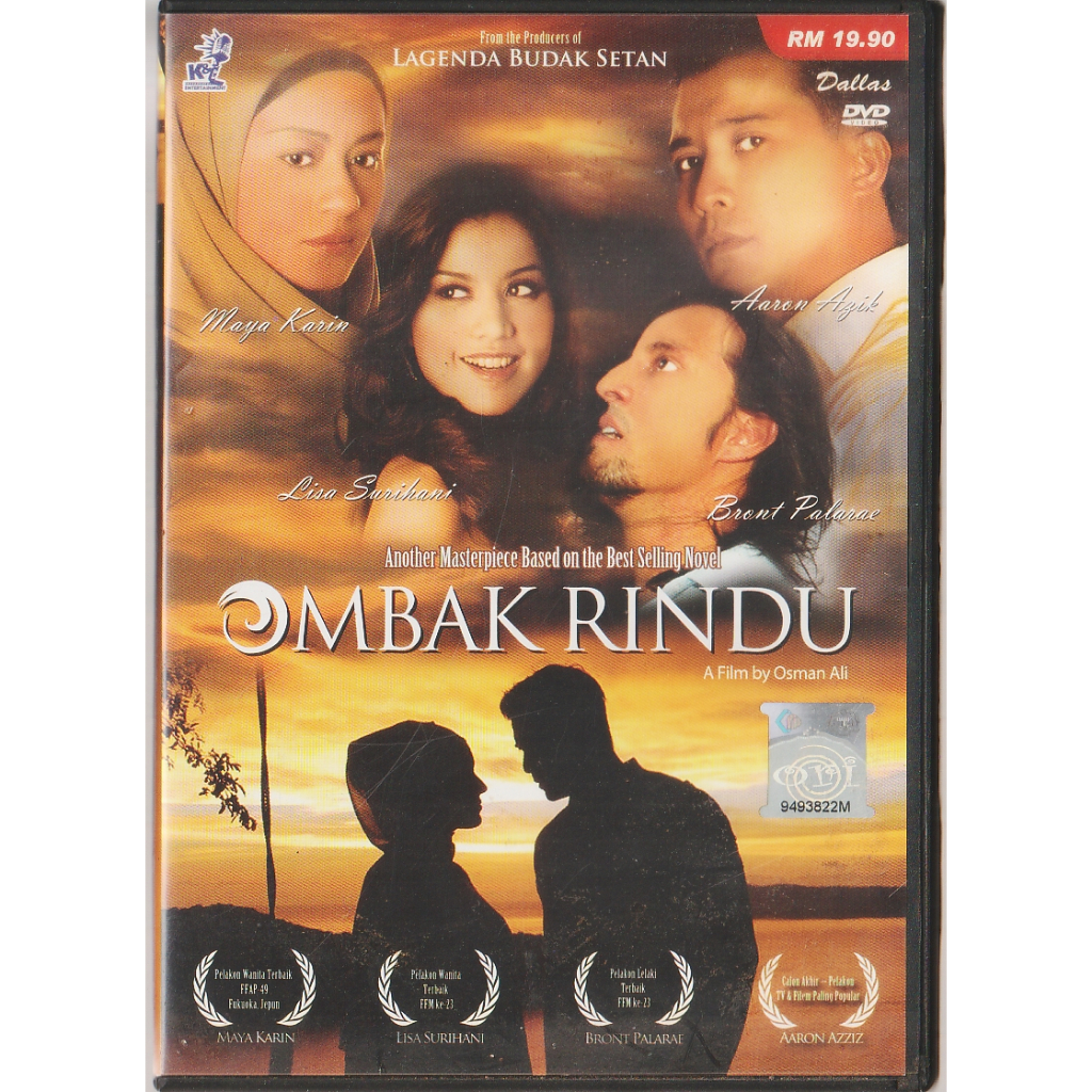 DVD OMBAK RINDU ( ORIGINAL FILEM DVD ) | Shopee Malaysia