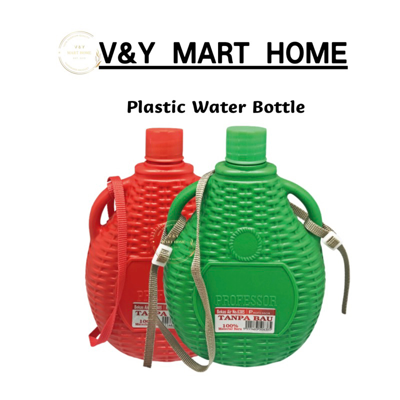 【READY STOCK】Plastic Water Bottle/Botol Air Professor/Bekas Air Strap ...