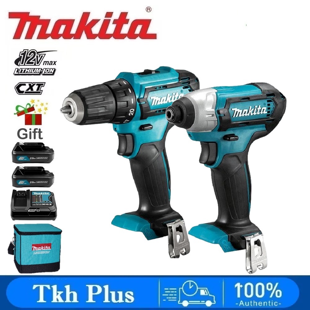 MAKITA CLX224 Cordless Combo Kit (DF333D Driver Drill & TD110D Impact Driver) | Shopee Malaysia