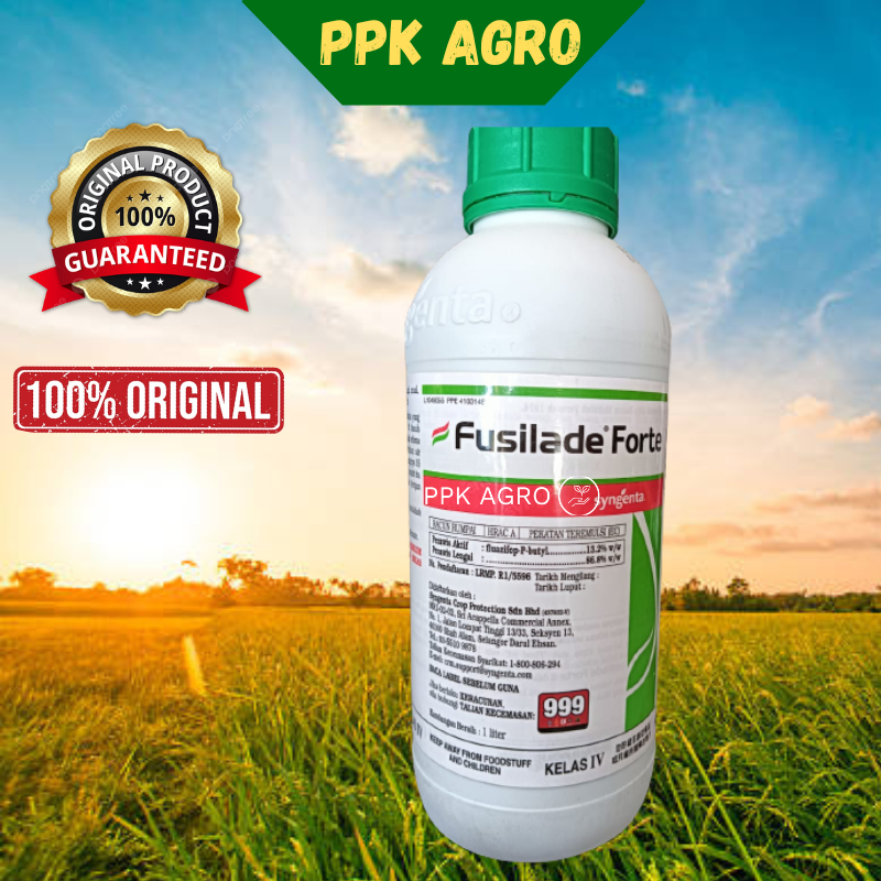 1L FUSILADE FORTE SYNGENTA Fluazifop-P-butyl 13.2% Racun Rumpai Rumput Kerbau Sambau Sayur Racun ...