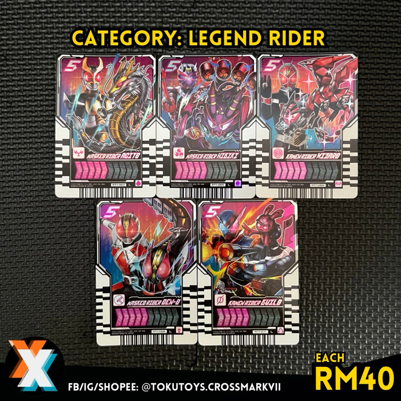 Ride Chemy Trading Card Legend Rider - Kamen Rider Gotchard | Shopee ...
