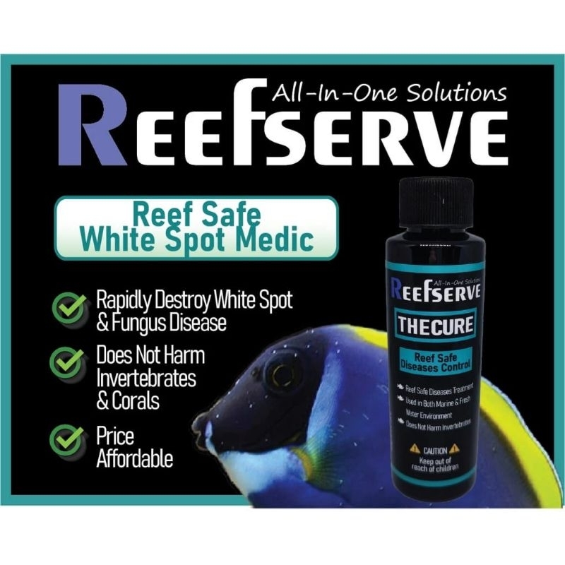 Reefserve / The Cure Reef 100ml / safe White Spot Medicine | Shopee ...