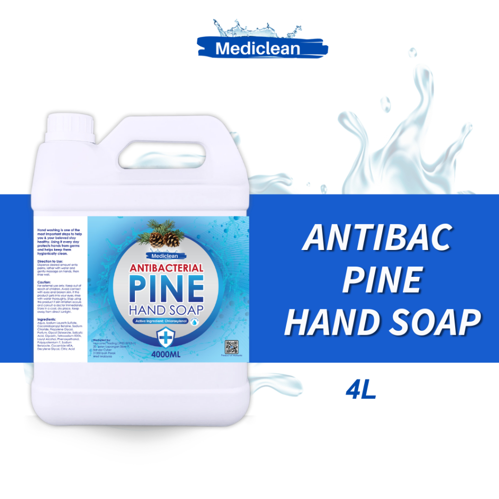Mediclean Antibac Hand Wash Soap 4L | Shopee Malaysia