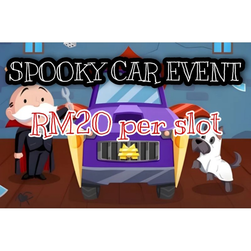 Monopoly Go Spooky Car Partner Event *SOLD* | Shopee Malaysia