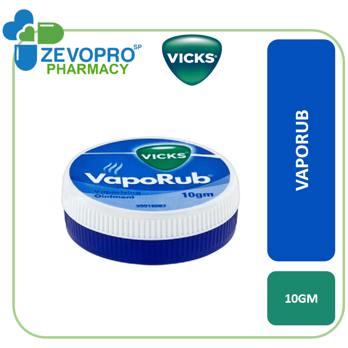 VICKS VAPORUB (10G / 25G / 50G) / INHALER / BABY BALSAM | Shopee Malaysia