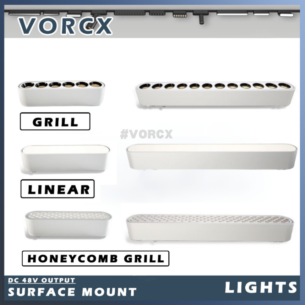 UTS Ultra Thin Series DC48V Magnetic Track Light Surface Mount 5mm ...
