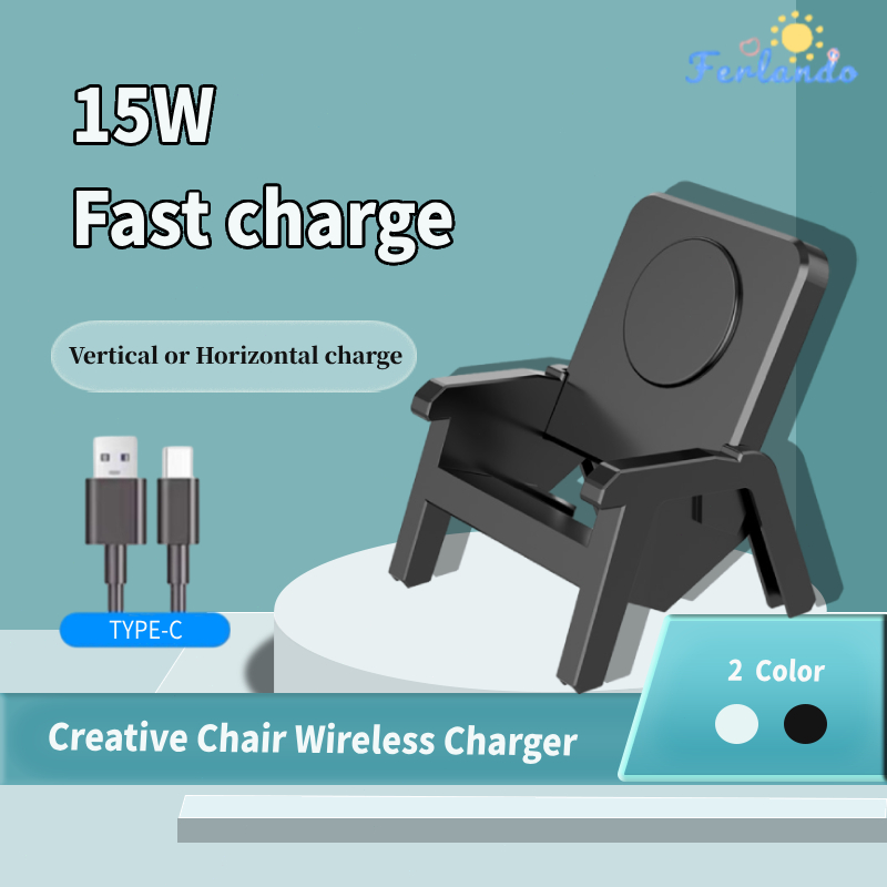 CF66 15W fast charge Chair wireless charger 3 in 1 Charging for iPad ...