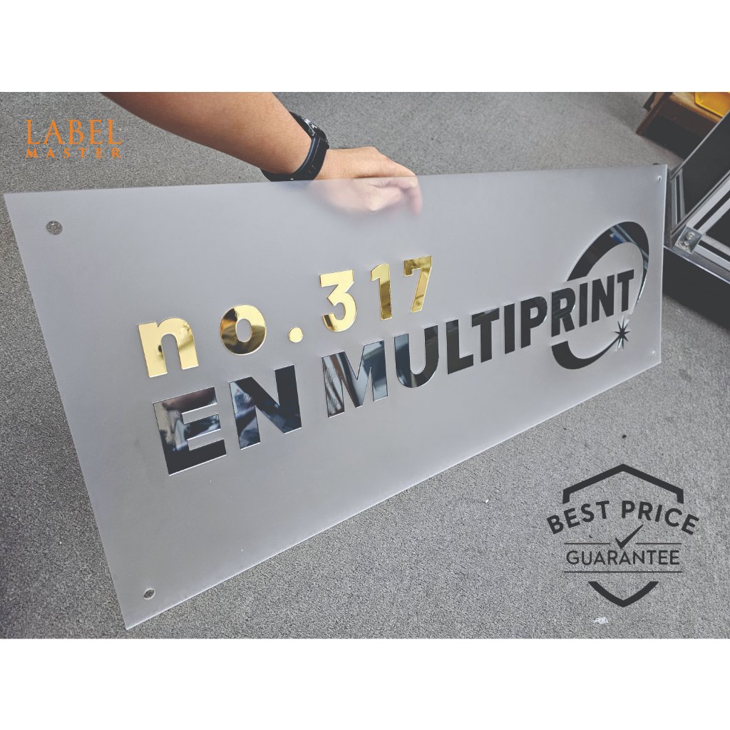 Signage / Company Signboard / Indoor Office Signboard / Acrylic ...