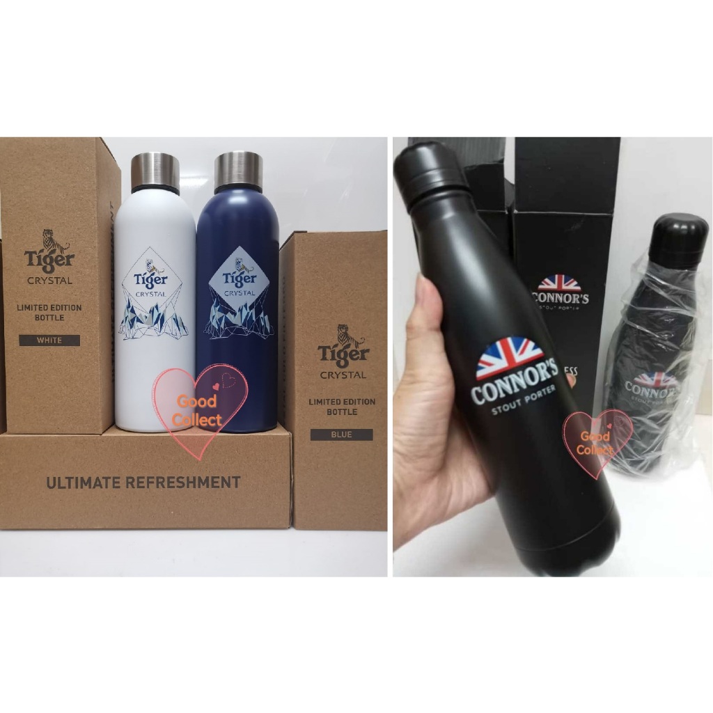 Tiger Crystal Bottle flask 2022 White or Blue or Connor’s Stout Porter ...