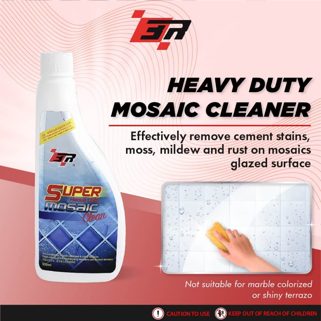 3R Super Heavy Duty Mosaic Cleaner Stain Remover (500ml) | Shopee Malaysia