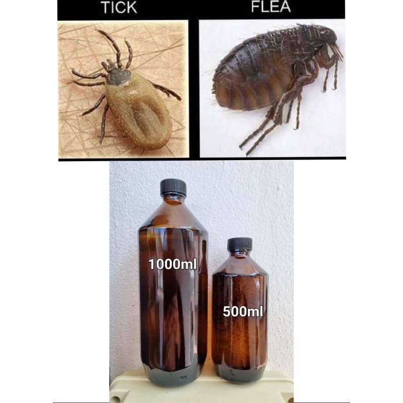 500ml 1000ml Taktic Flea & Tick Prevention Control Fleas Ticks Ubat ...