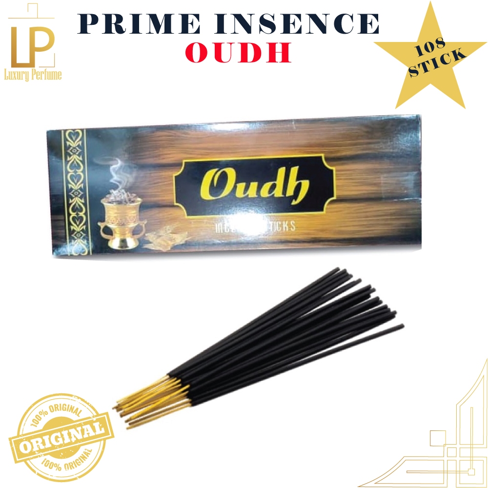 PRIME FRAGRANCESS INCENSE STICKS OUDH 50G (1BOX =108 STICK)(1PEAK=18 STICK) PURE FRAGRANCES ...
