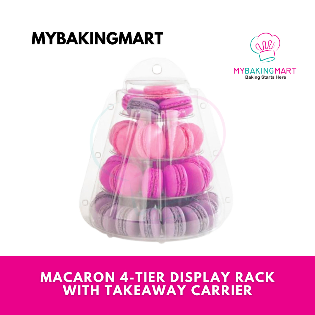 Mybakingmart | Macaron 4-Tier Display Rack / Display Tower with ...