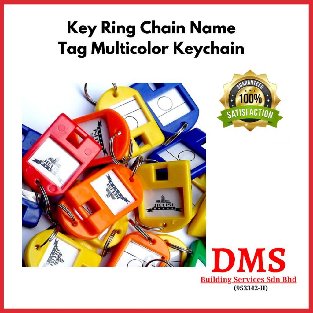 DMS Key Ring Chain Name Tag Multicolor Keychain/ Key Accessories ...