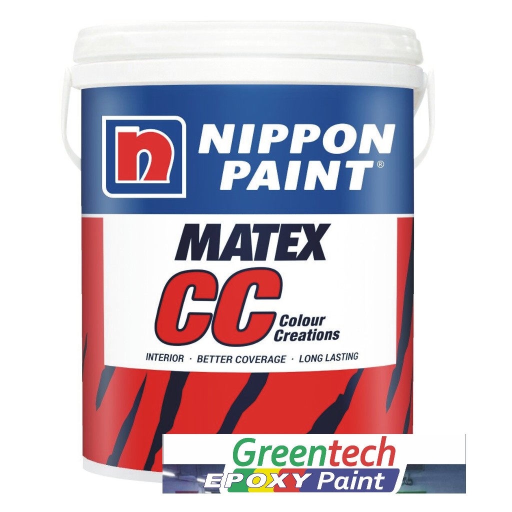 5L Nippon Paint CC Super Matex Colour Creations Interior Wall For Dinding Dalam Rumah | Shopee ...