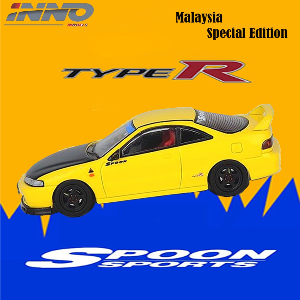 Inno Model inno64 1/64 Honda Integra DC2 Type-R Tuned by Spoon Sport ...