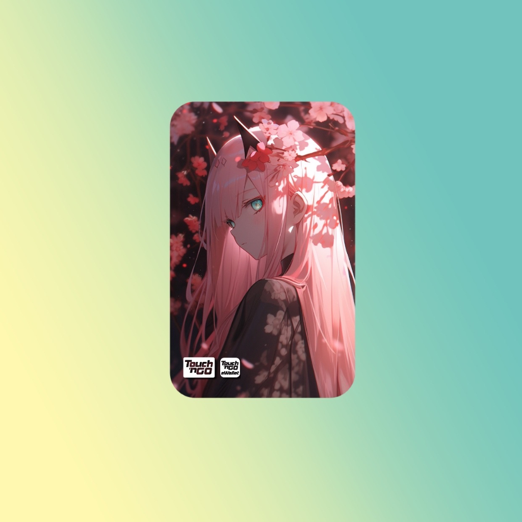 Zero Two Series 2 for Touch n Go Card Sticker Cover TNG / Master / Visa ...