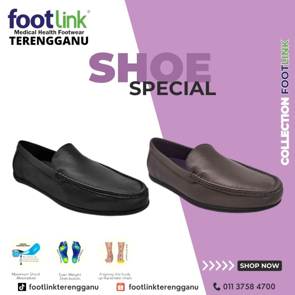 Footlink ( MC 66-204 , 46-204 ) Medical Health , Men Shoe | Shopee Malaysia