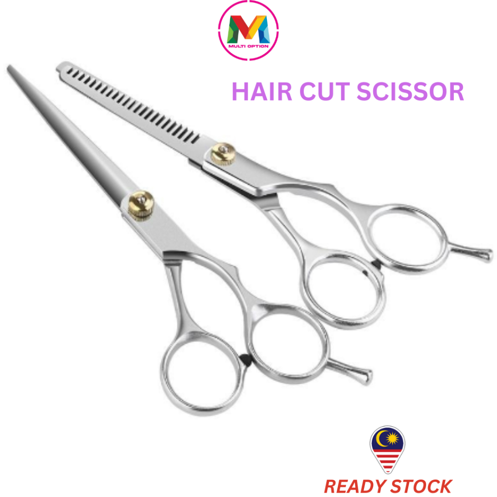 READY STOCK| PRO SALON BARBER STAINLESS STEEL FLAT SHEAR TOOTH SHEAR ...
