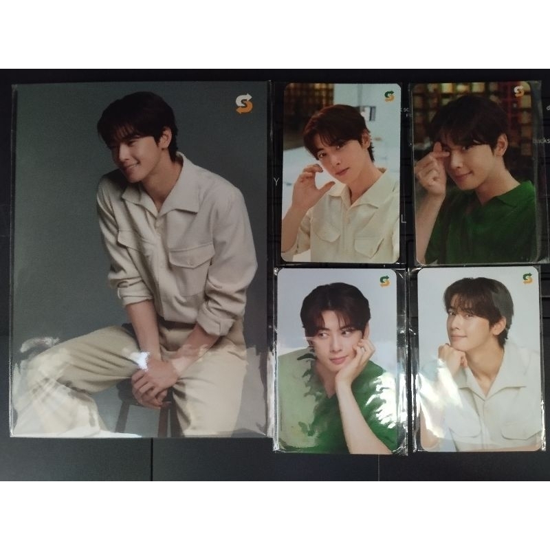 READY STOCK CHA EUN WOO PHOTOCARD PC OFFICIAL SUBWAY | Shopee Malaysia
