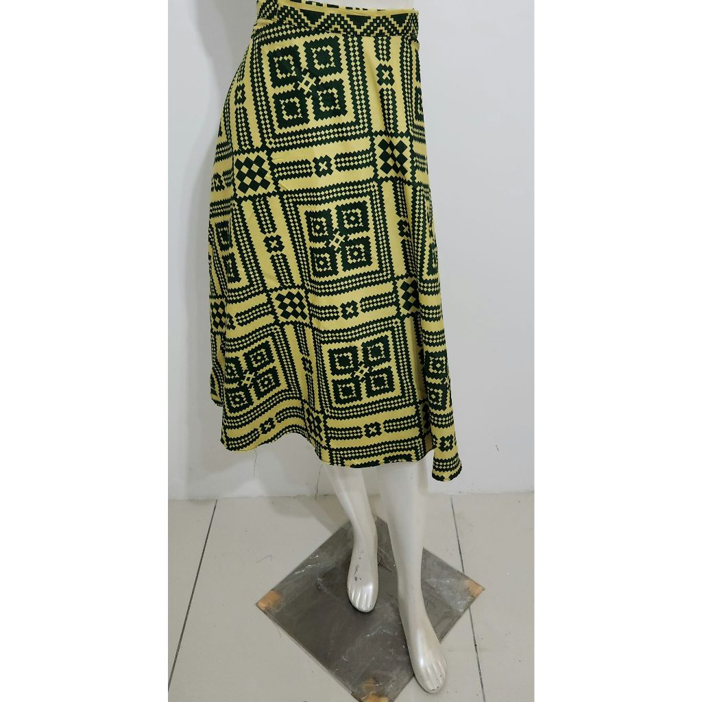 Ready Stock Sw0118 Batik Skirt Batik Batik Long Skirt Batik Made 9162
