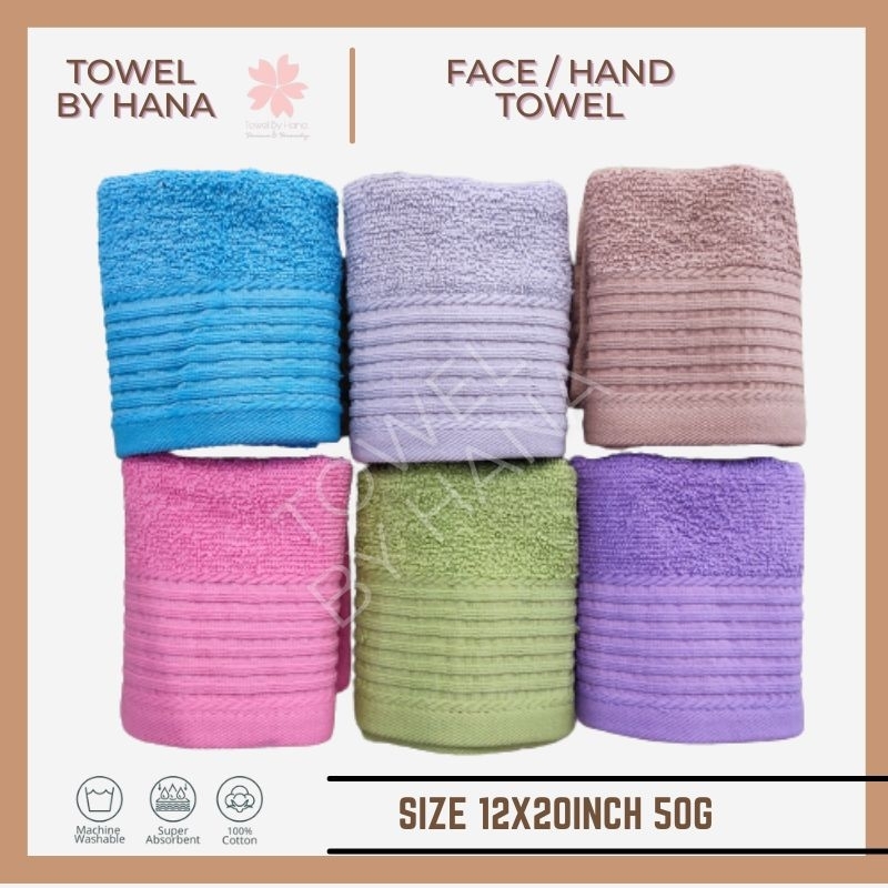 Tuala Muka Size 12x20inch Tuala Good Morning Face Towel Serap Air ...