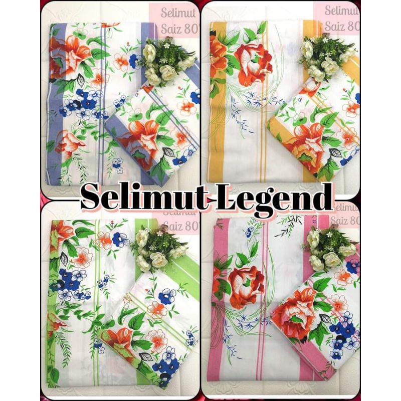 SELIMUT LEGEND NENEK 80" x 90" / SELIMUT COTTON KAMPUNG | Shopee Malaysia