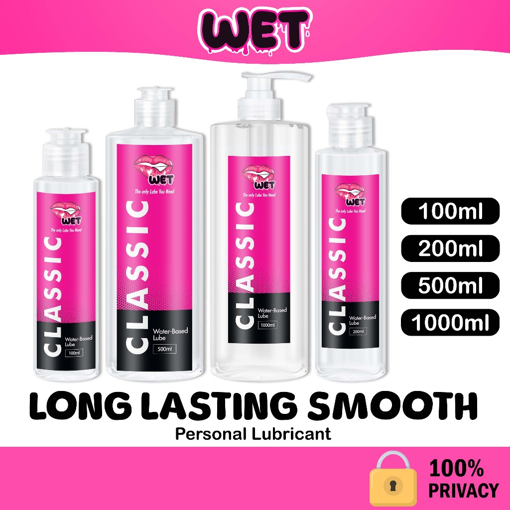[ EXTRA SMOOTH ] WET CLASSIC Lube Adult Personal Water Based Lubricant ...