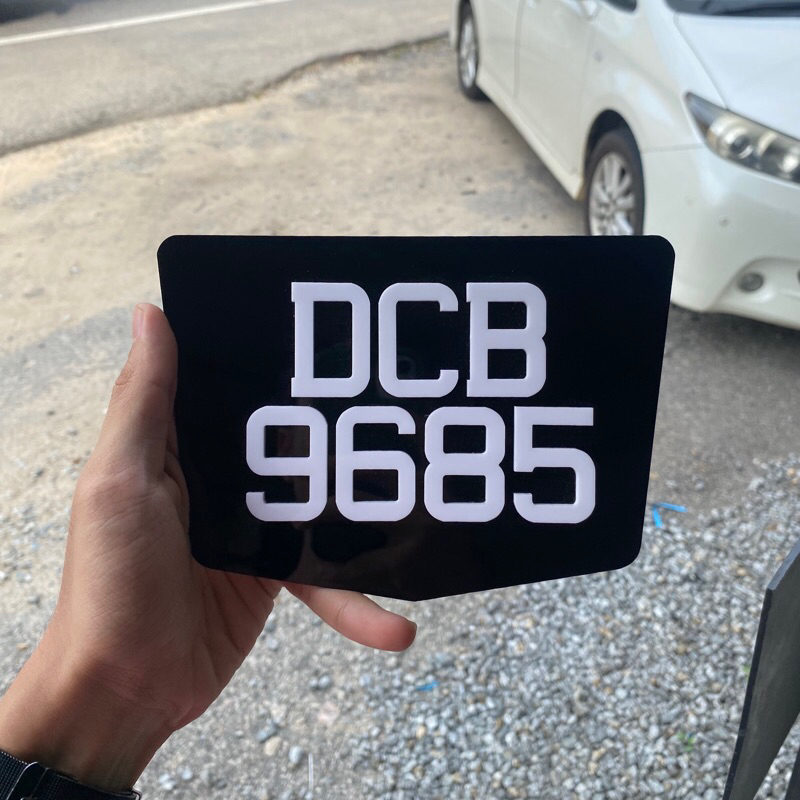 🔥JPJ APPROVED🔥Nombor Plate Motor Majung Saiz Lulus 40mm Plate Number ...