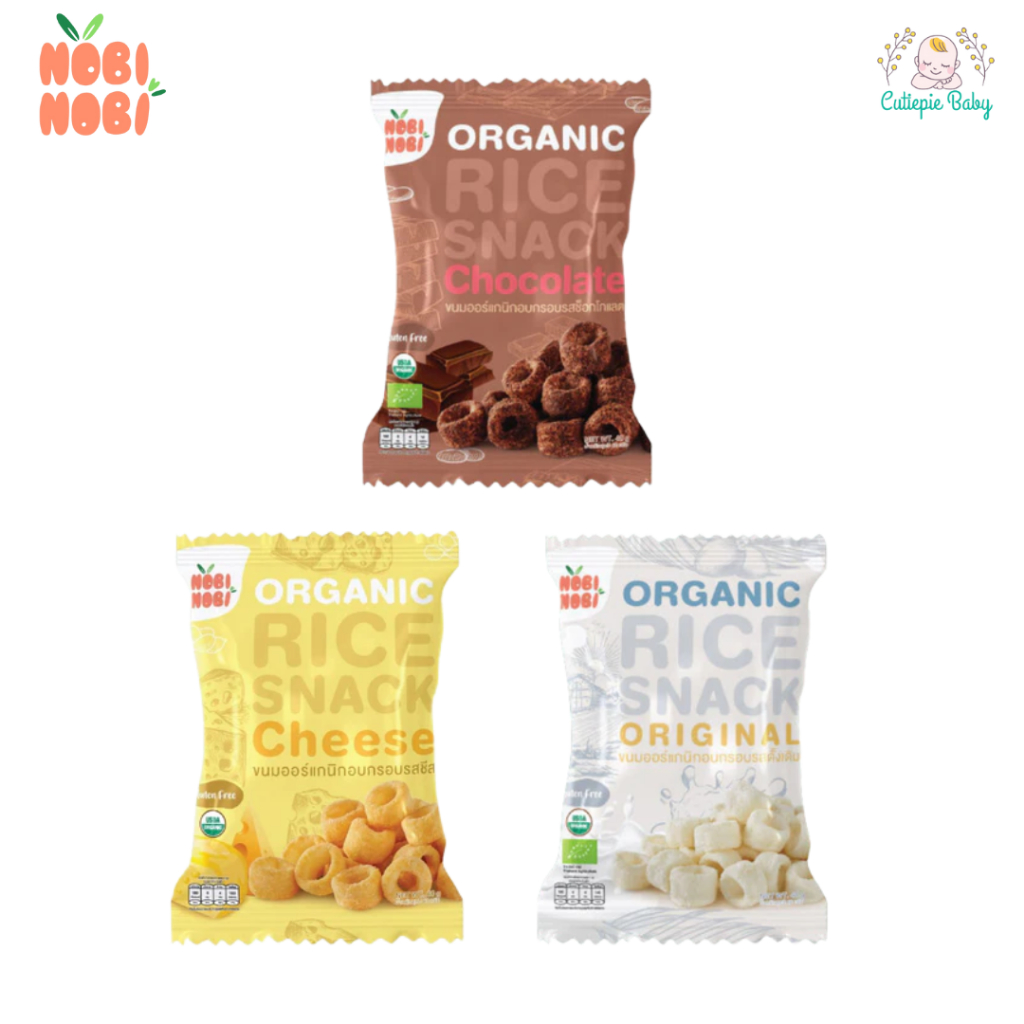 Nobi Nobi Organic Kidz Rice Snack For Kids 18m+ (40g) - Expdate 09/2024 ...