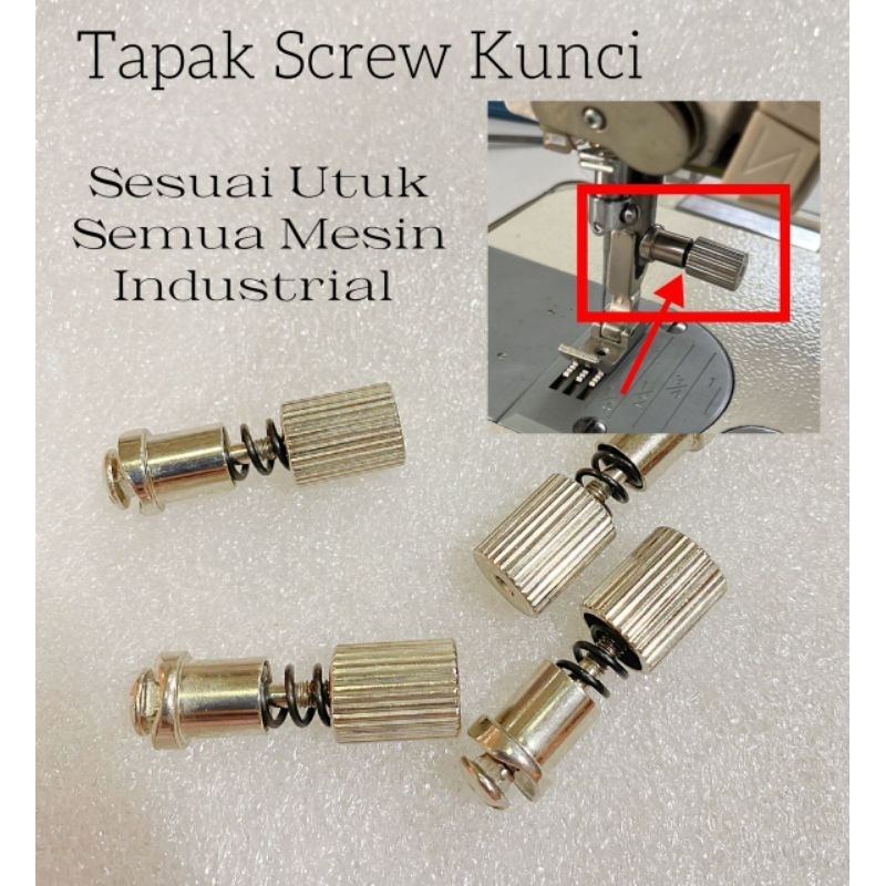 Tapak skru kunci tapak/Sewing Machine Presser Foot Easy Change Screw ...