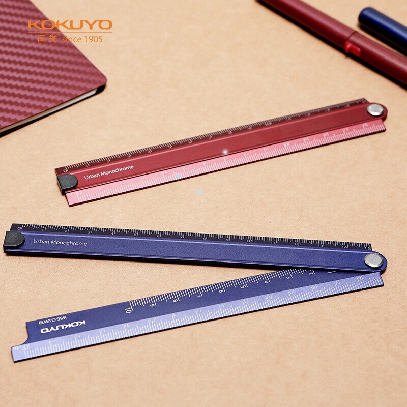 KOKUYO Urban monochrome foldable ruler 30cm WSG-CLUW30 | Shopee Malaysia