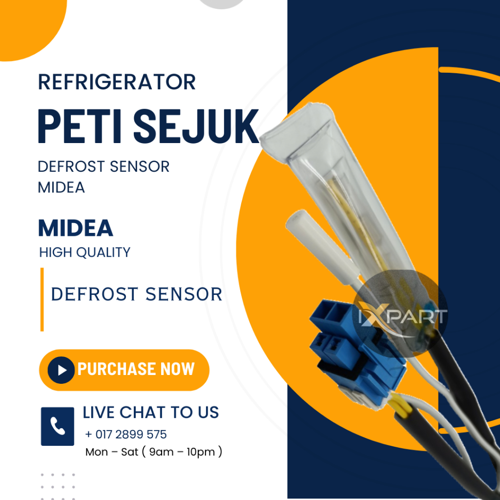 MIDEA ORIGINAL THERMAL FUSE + DEFROST SENSOR | Shopee Malaysia