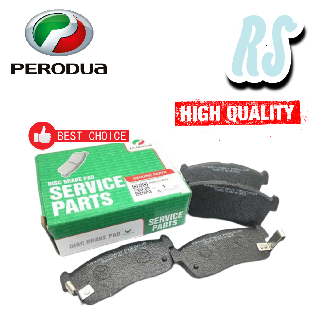 Front Brake Pad [04465-73R01] PERODUA Myvi 1.3 1.5 OLD 05-10Y (Original ...