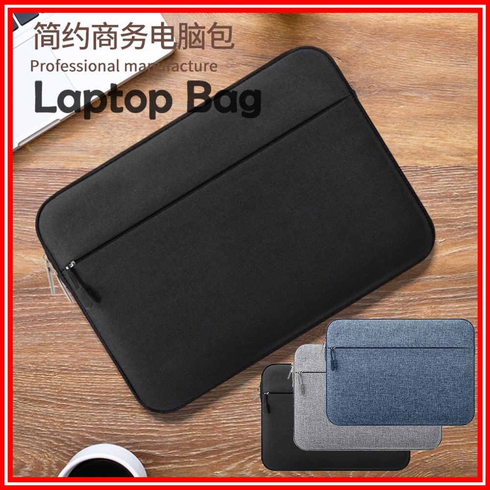 Laptop Bag Tablets Sleeve Double Layer Zips Notebook Extra Safety ...