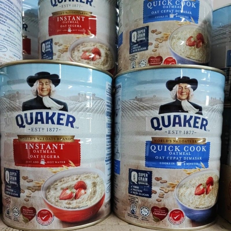 Quaker Instant Oatmeal (Tin) 800g | Shopee Malaysia