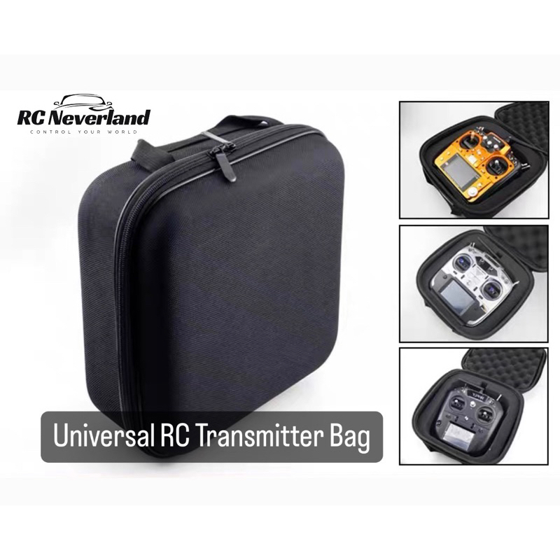 Universal RC Transmitter Storage Bag Hard protection Case Remote ...