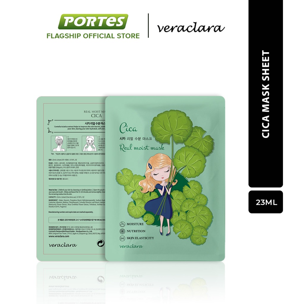 Veraclara - Cica Real Moist Mask Sheet 1 pc | Shopee Malaysia