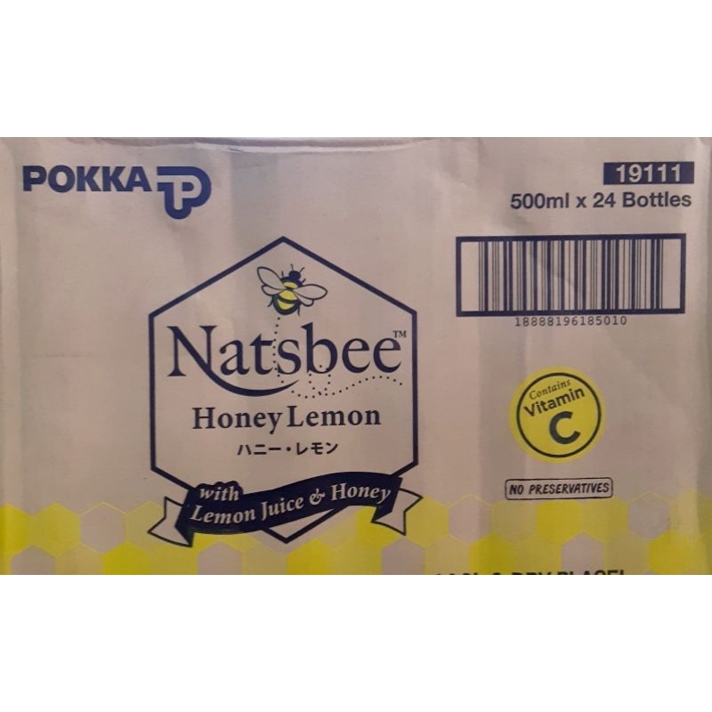 POKKA NATSBEE HONEY LEMON WITH LEMON JUICE & HONEY | Shopee Malaysia