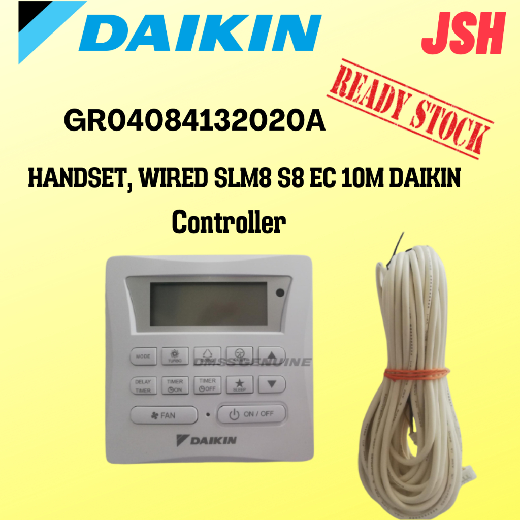 Daikin Wired Controller SLM8 with 10m wire (GR04084132020A) | Shopee Malaysia