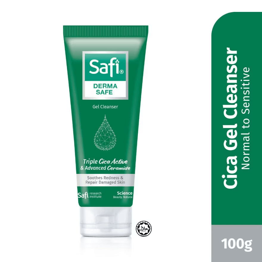 SAFI Dermasafe Cica & Ceramide Gel Cleanser 100g | Shopee Malaysia