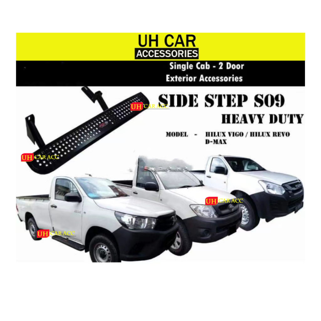 SIDE STEP SINGLE CAB ISUZU DMAX TOYOTA HILUX VIGO REVO | Shopee Malaysia