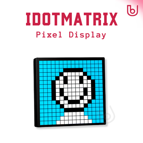 [READY STOCK] iDotMatrix Pixel Display LED Bluetooth APP Control Programmable Screen RGB Digital ...
