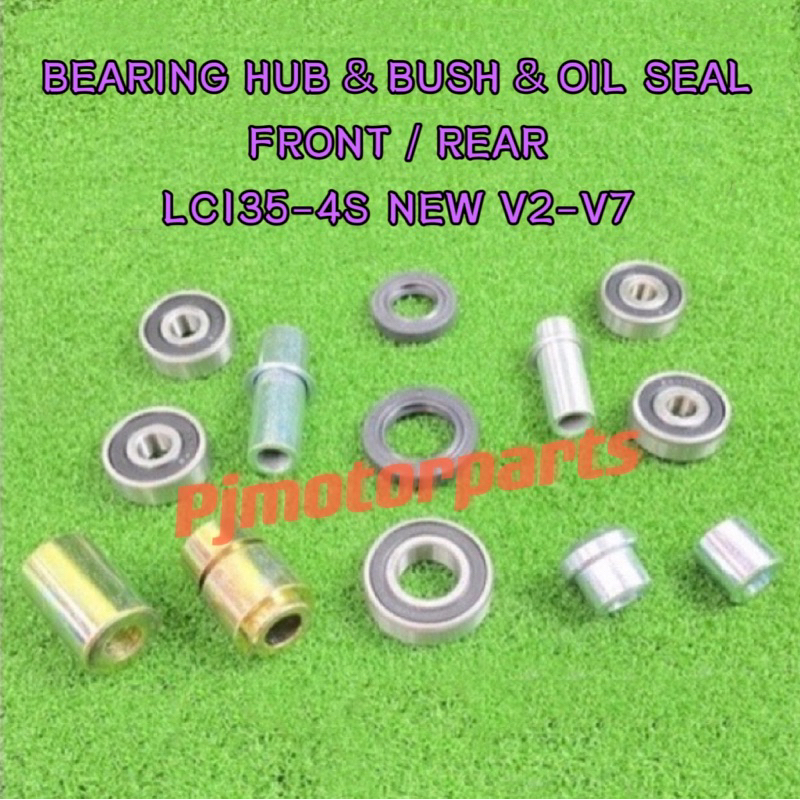 LC135 NEW 4S V2-V7 - Front Rear Bearing Hub Rim & Spocket Spoket Bush ...