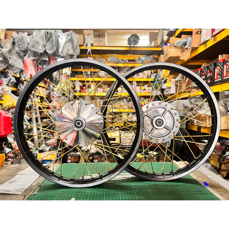 ALLOY RIM C70/GBOJ/EX5/HIGH POWER/DREAM/W125 1.40X17 (COMPLATE SET ...