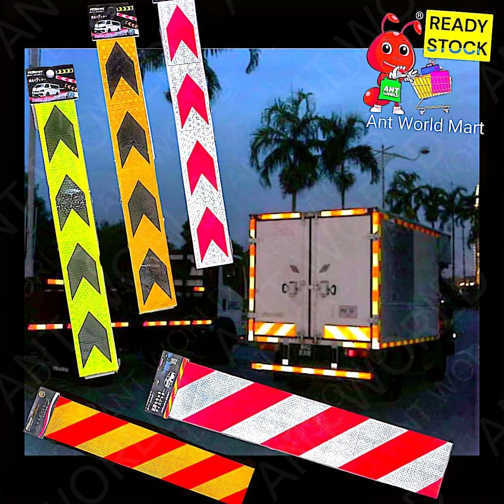 Reflective Sticker Arrow Marking Truck Lorry Car Safety Self-Adhesive ...
