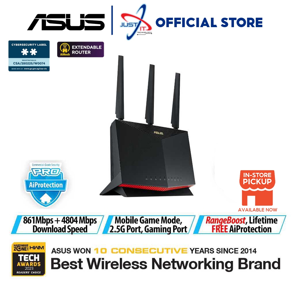 ASUS RT-AX86U PRO / RT-AX86U / RT-AX86S AX5700 WIFI 6 Performance ...