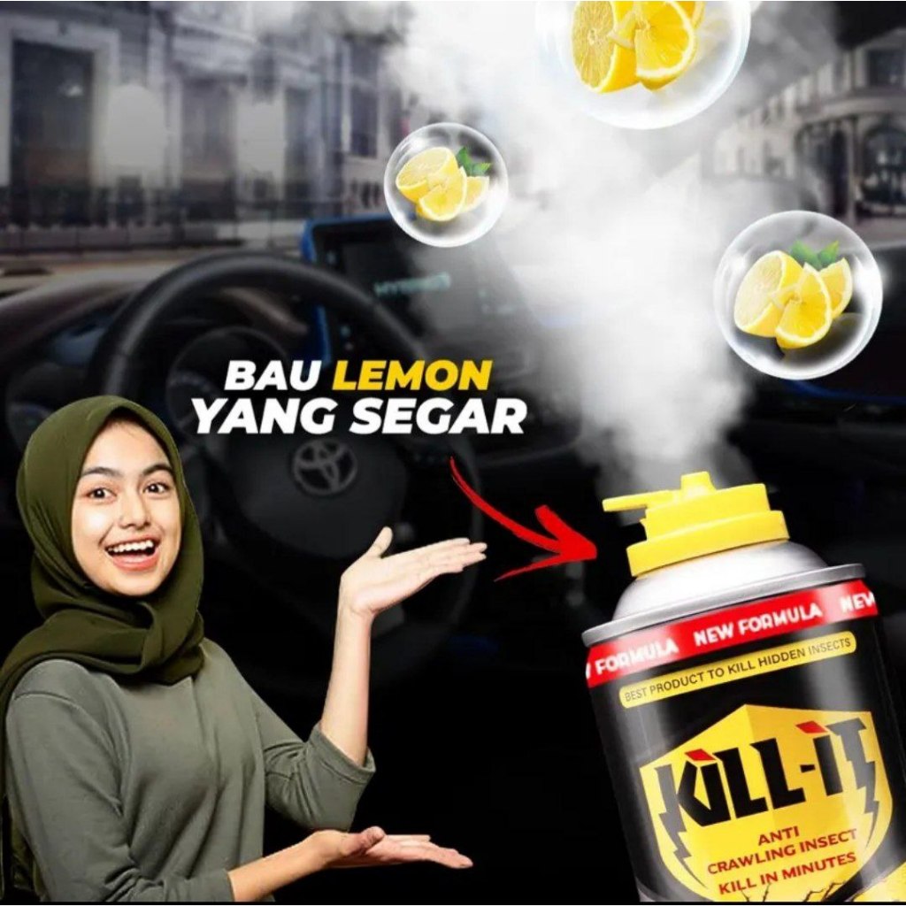 Ready Stock Promo Kill It Spray Lipas Kereta KillIt Spray Lipas Dalam ...