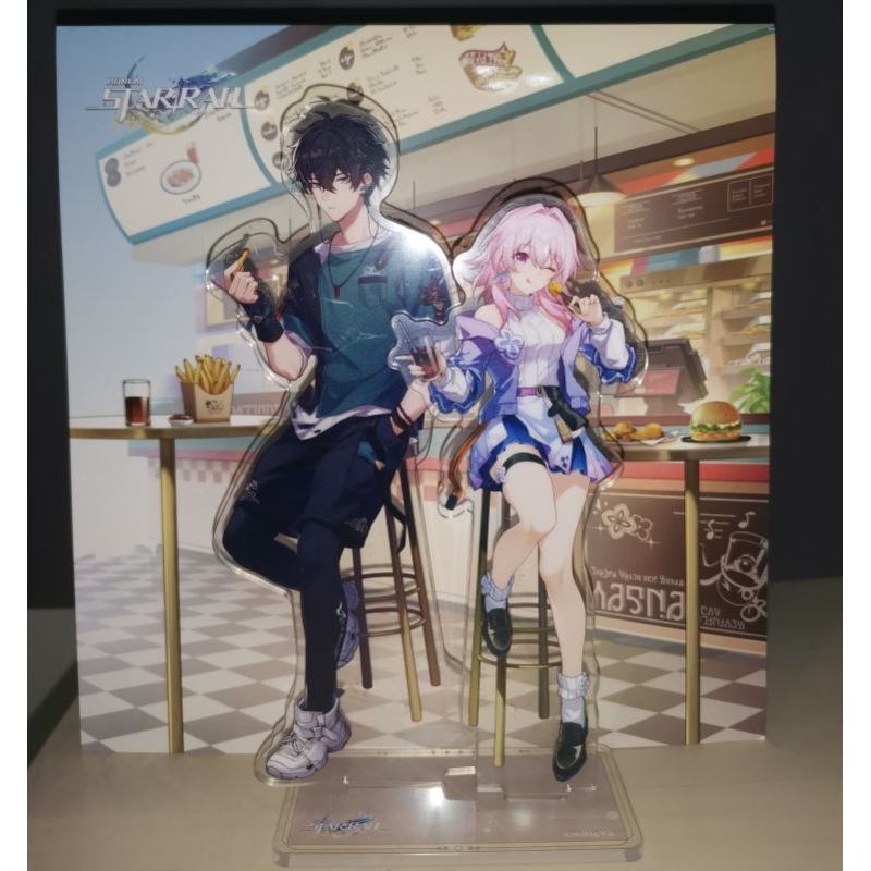 [HSR OFFICIAL STANDEE] HONKAI STAR RAIL DAN HENG & MARCH 7TH ACRYLIC ...