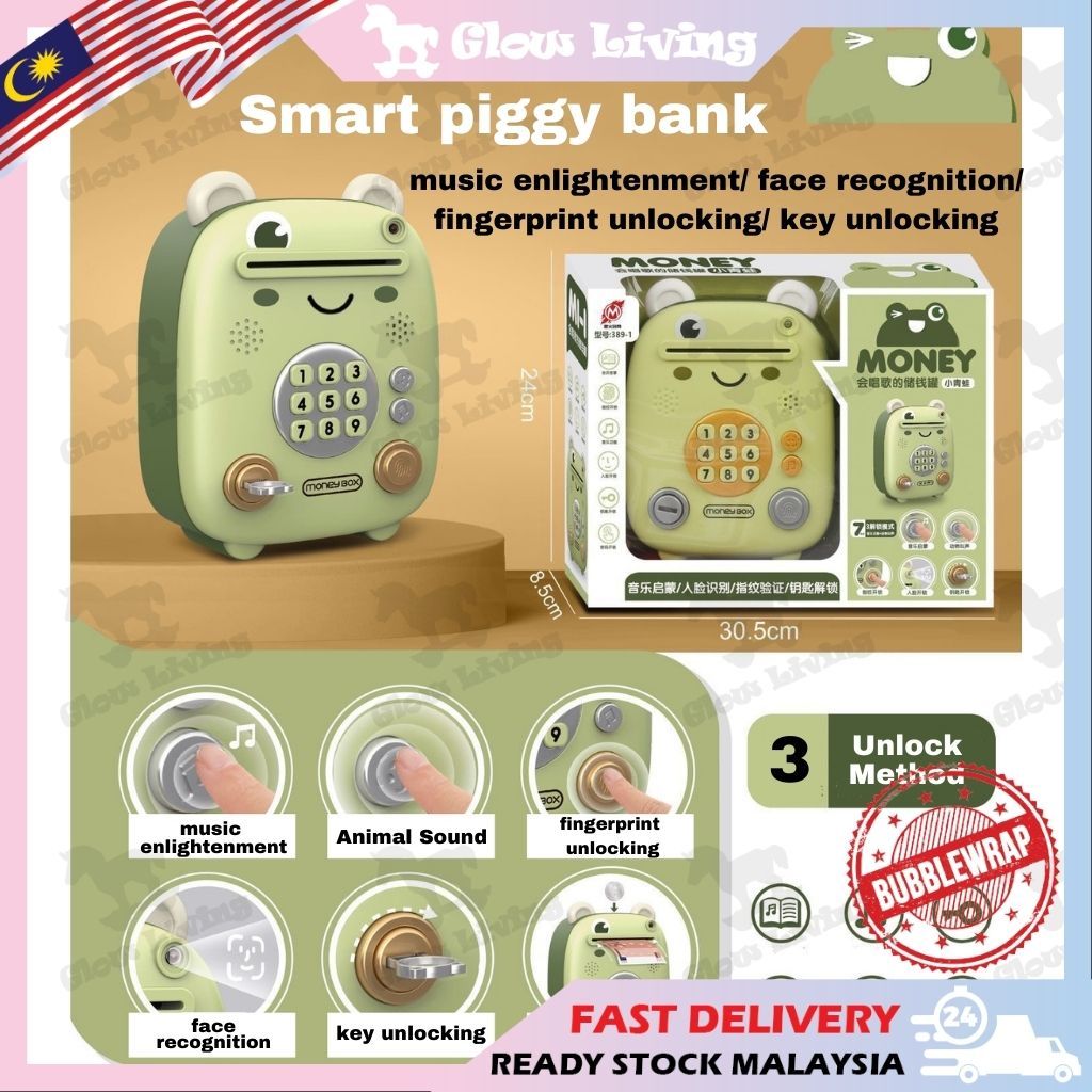 Children's Playhouse Savings Box Enlightenment Smart Toy Fingerprint ...